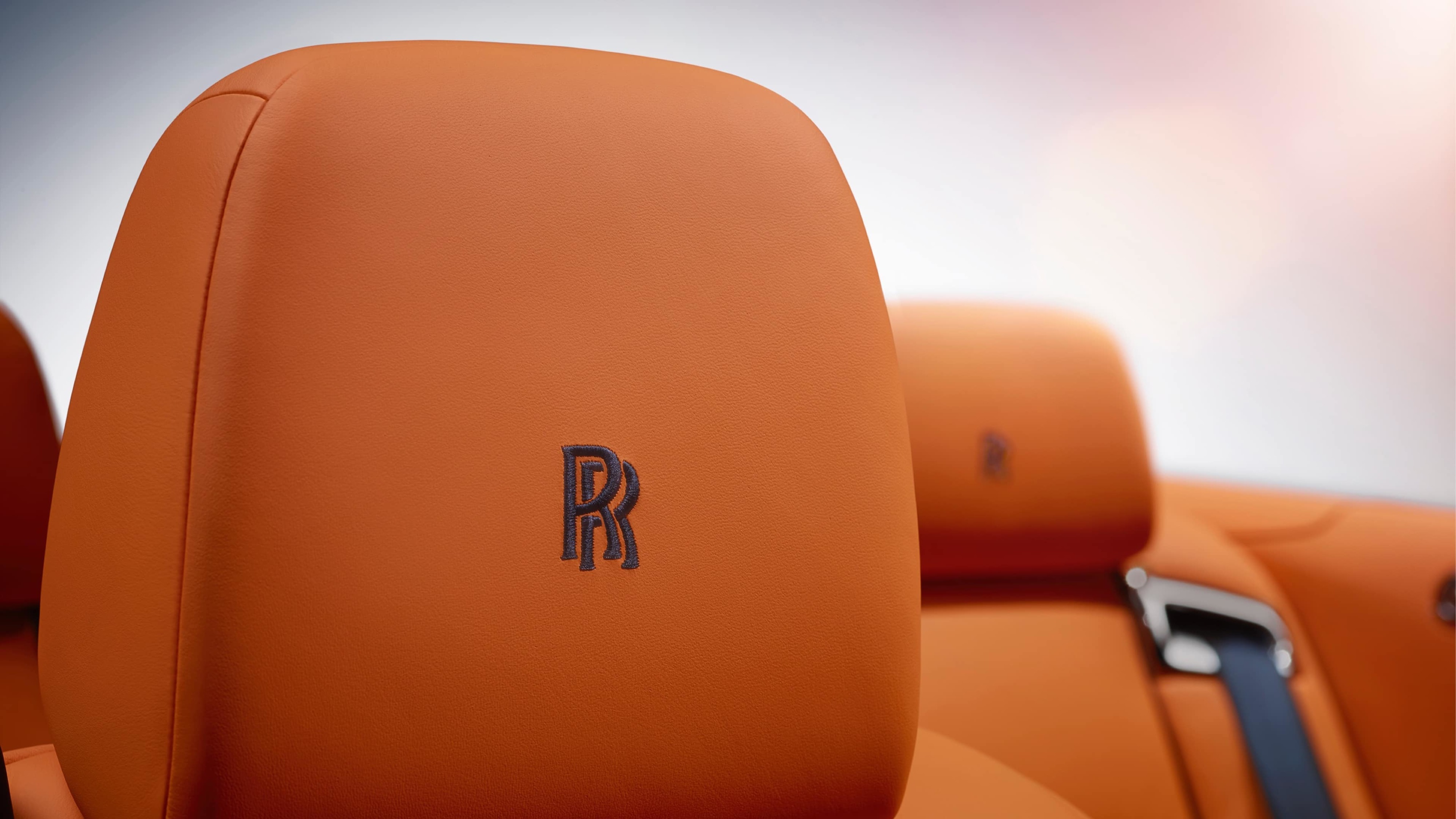 Rolls-Royce Monogram Embroidered Headrests
