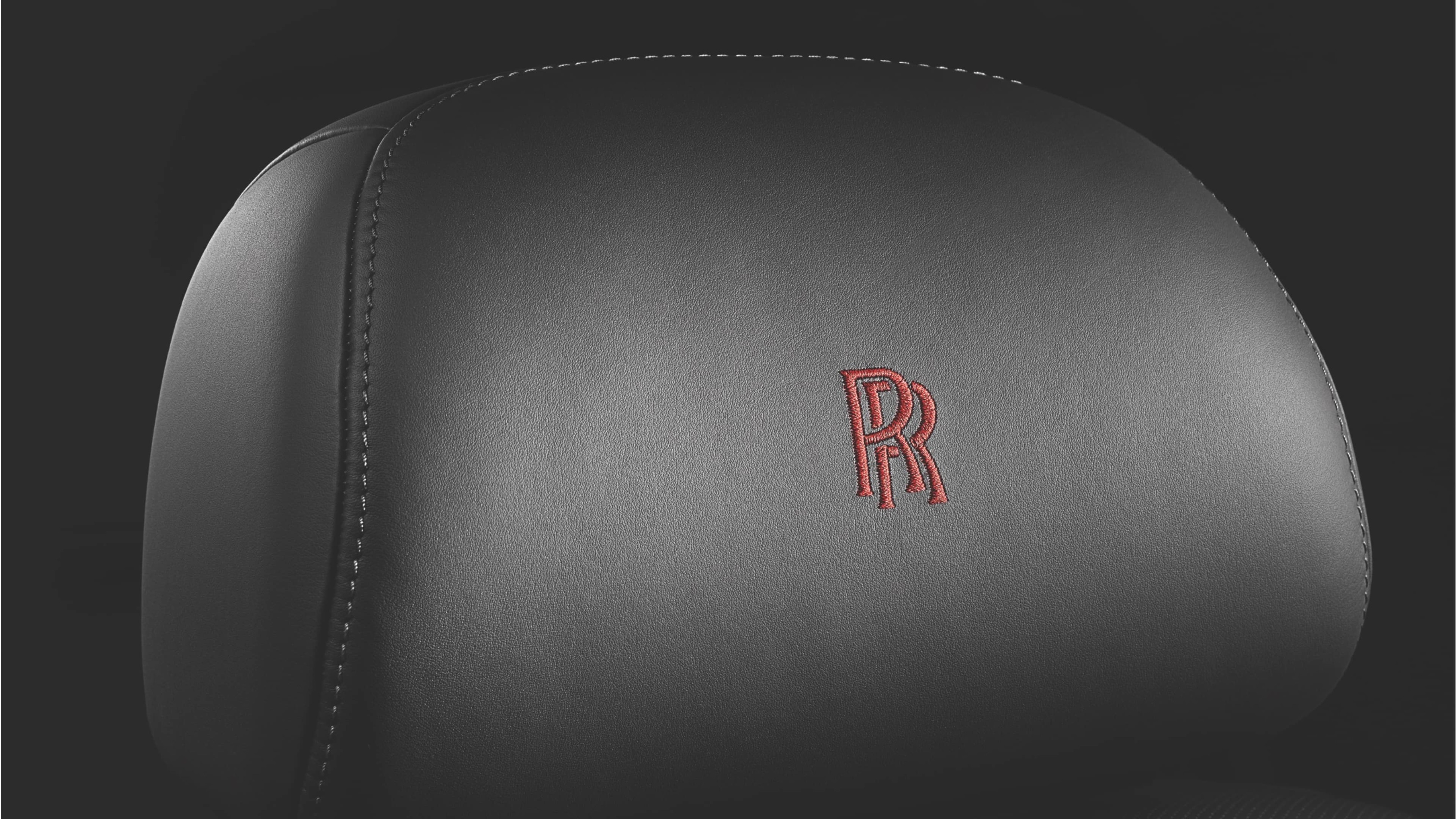 Rolls-Royce Monogram Embroidered Headrests